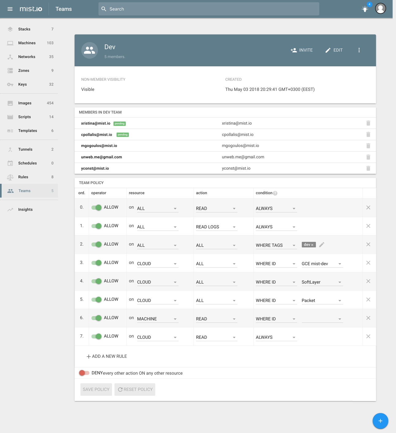 Mist is an open source multicloud management platform
